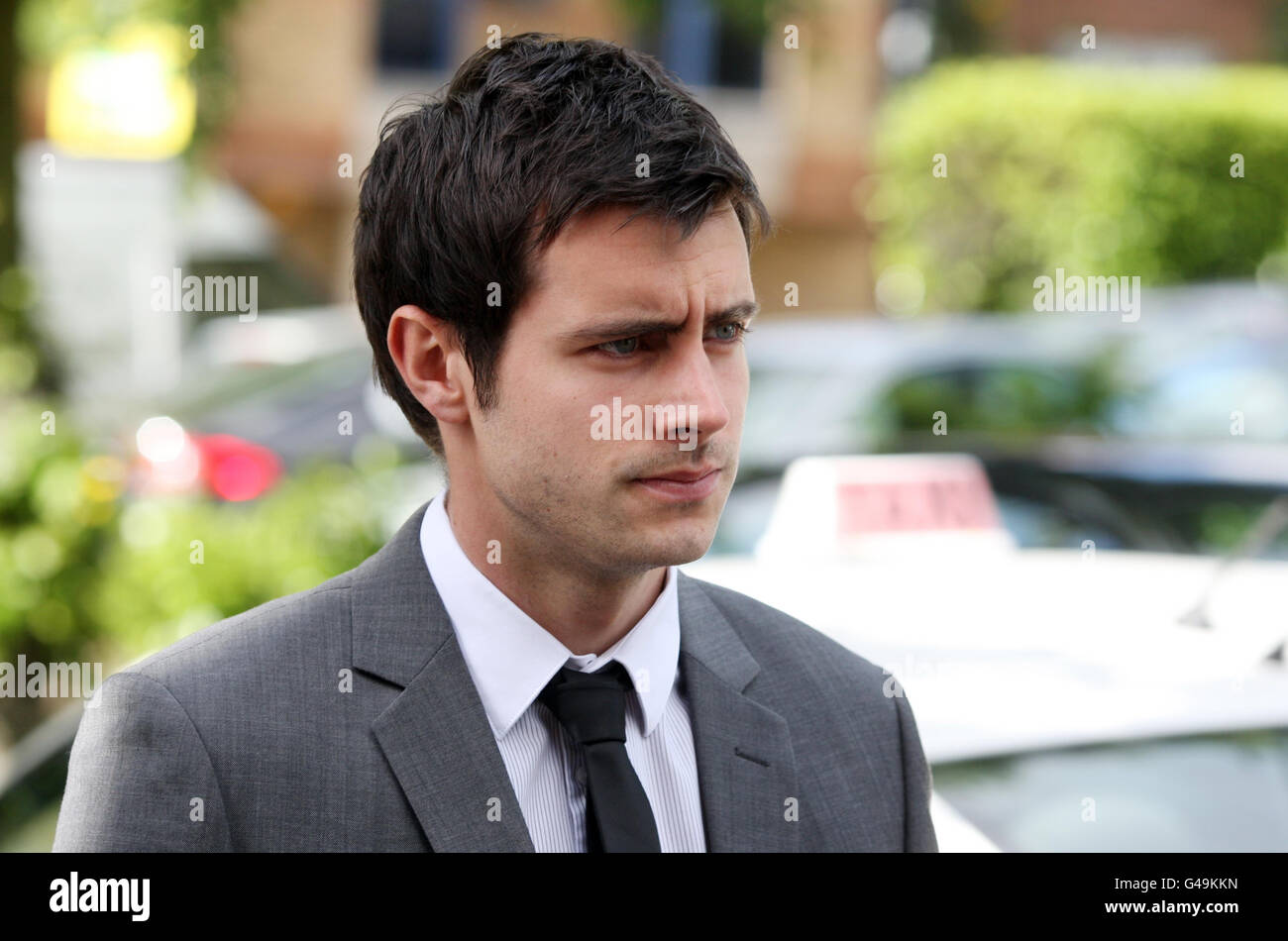 Pc Kerry Smith leaves St Albans Crown Court, in Hertfordshire, after he ...