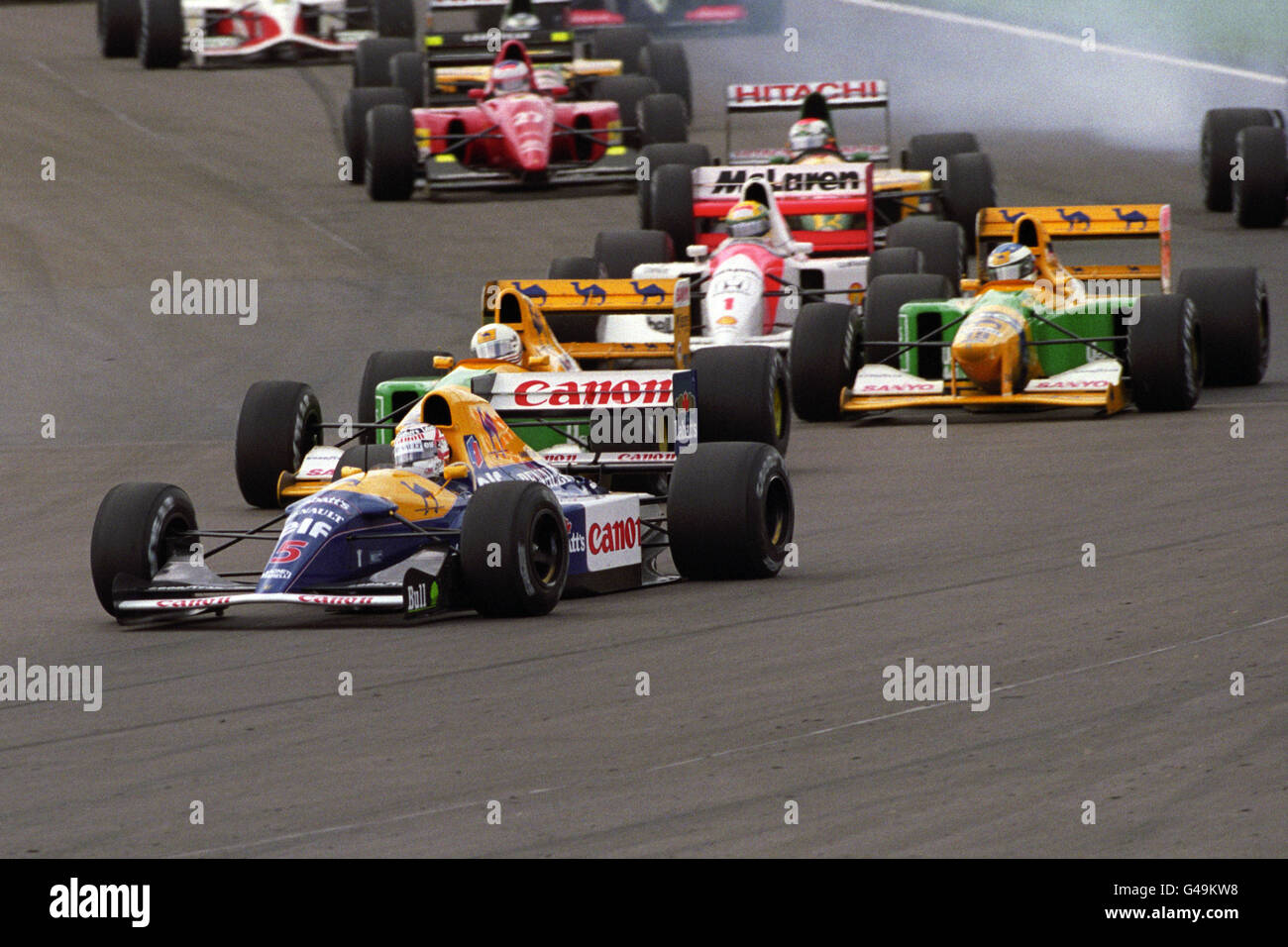 Nigel mansell 1992 silverstone hi-res stock photography and images - Alamy