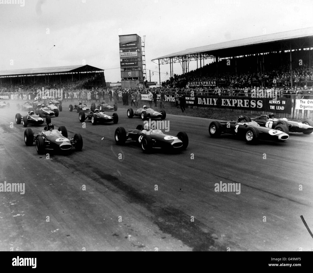 Silverstone international trophy Black and White Stock Photos & Images ...