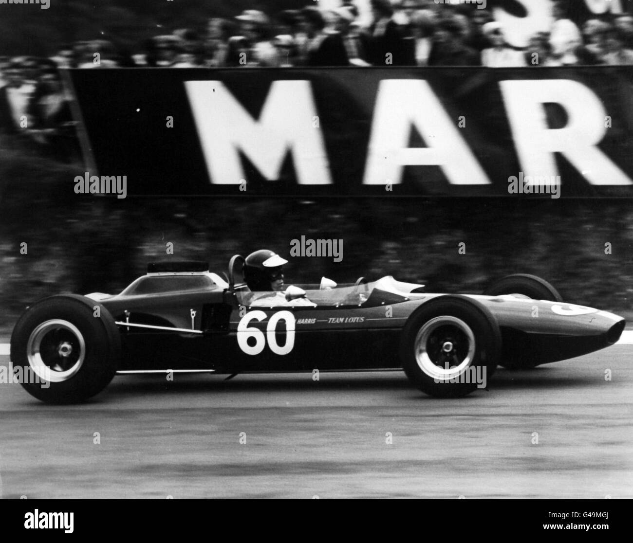 In lotus cosworth ford winner british eagle trophy race hi-res stock ...