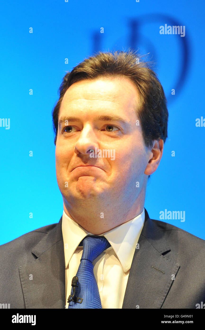 Chancellor George Osborne addresses the Institute of Directors Annual ...