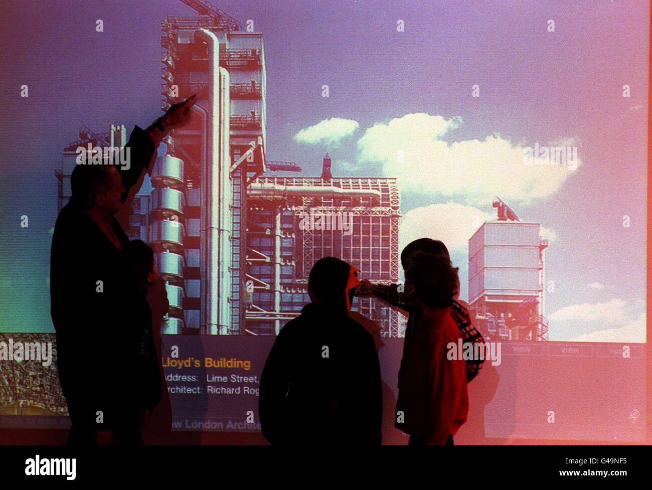 Shows a group of children london interactive hi-res stock photography ...