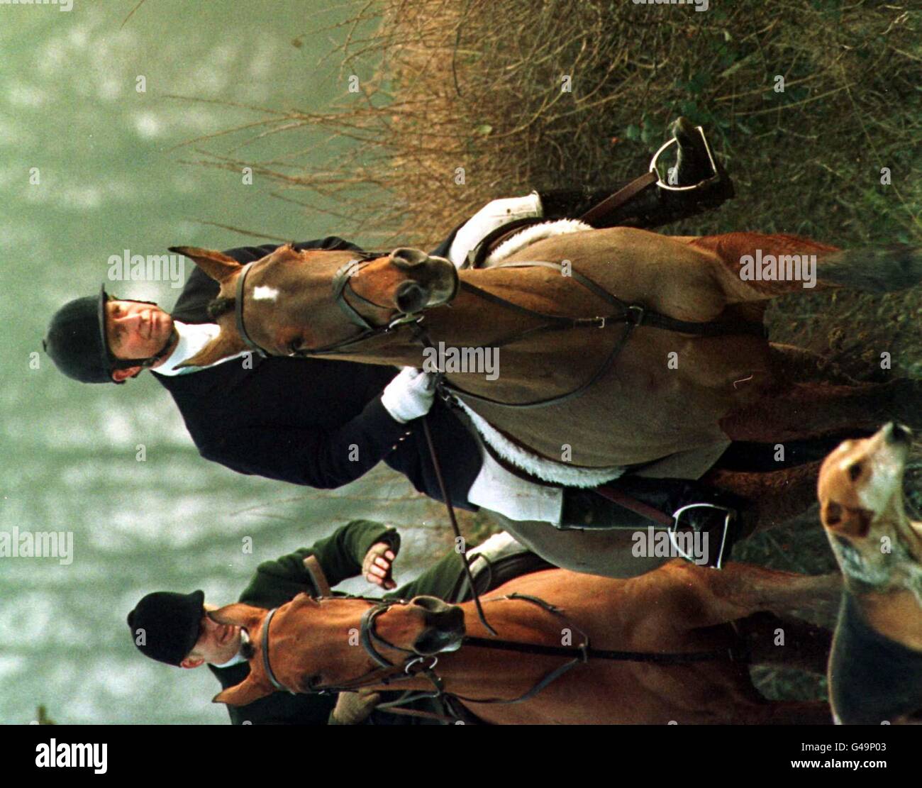 Prince charles fox hunting hi-res stock photography and images - Alamy
