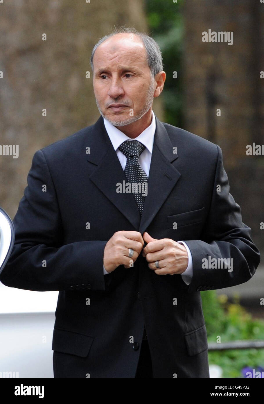 Mustafa Abdul Jalil, chairman of the Libya Interim National ...
