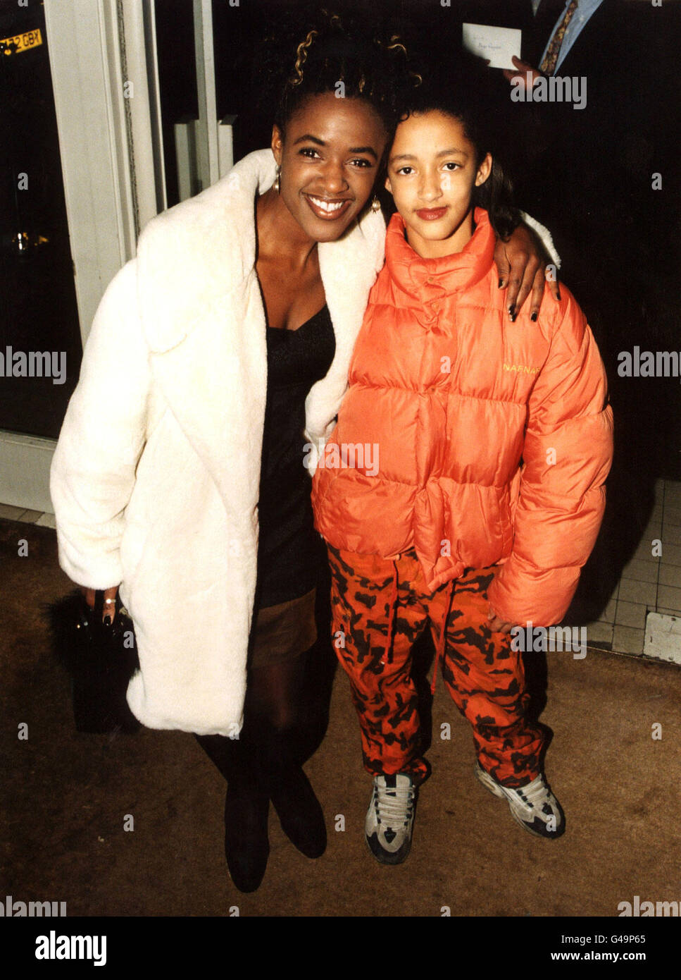 TV PRESENTER DIANE LOUISE JORDAN AND DAUGHTER JUSTINE AT THE GALA ...