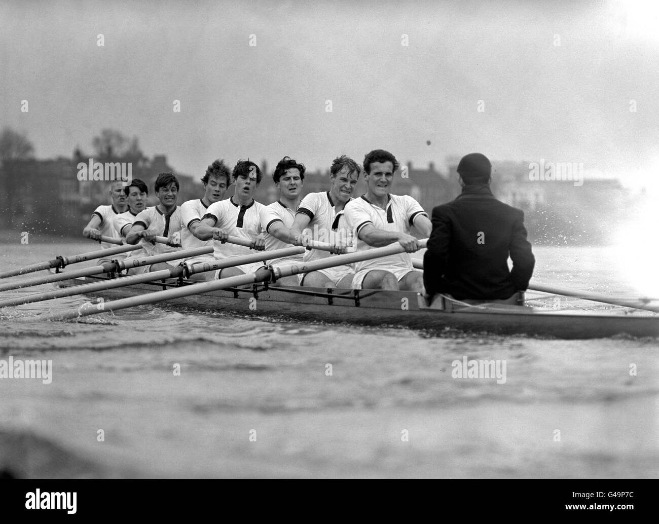 Rowers in training Black and White Stock Photos & Images - Alamy