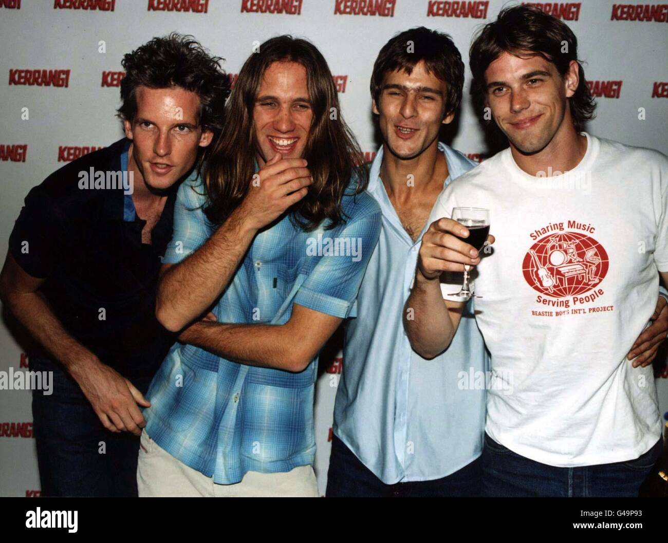 PA NEWS PHOTO 21/8/97 Rock group "Reef Stock Photo - Alamy