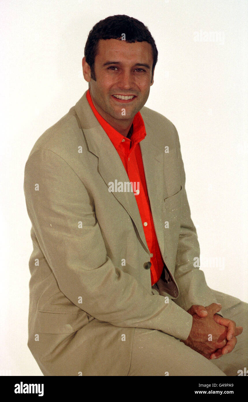 SIMON BIAGI. Television presenter Simon Biagi Stock Photo - Alamy