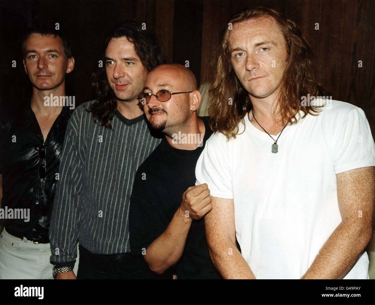 PA NEWS PHOTO 21/8/97 Rock group "Thunder Stock Photo - Alamy