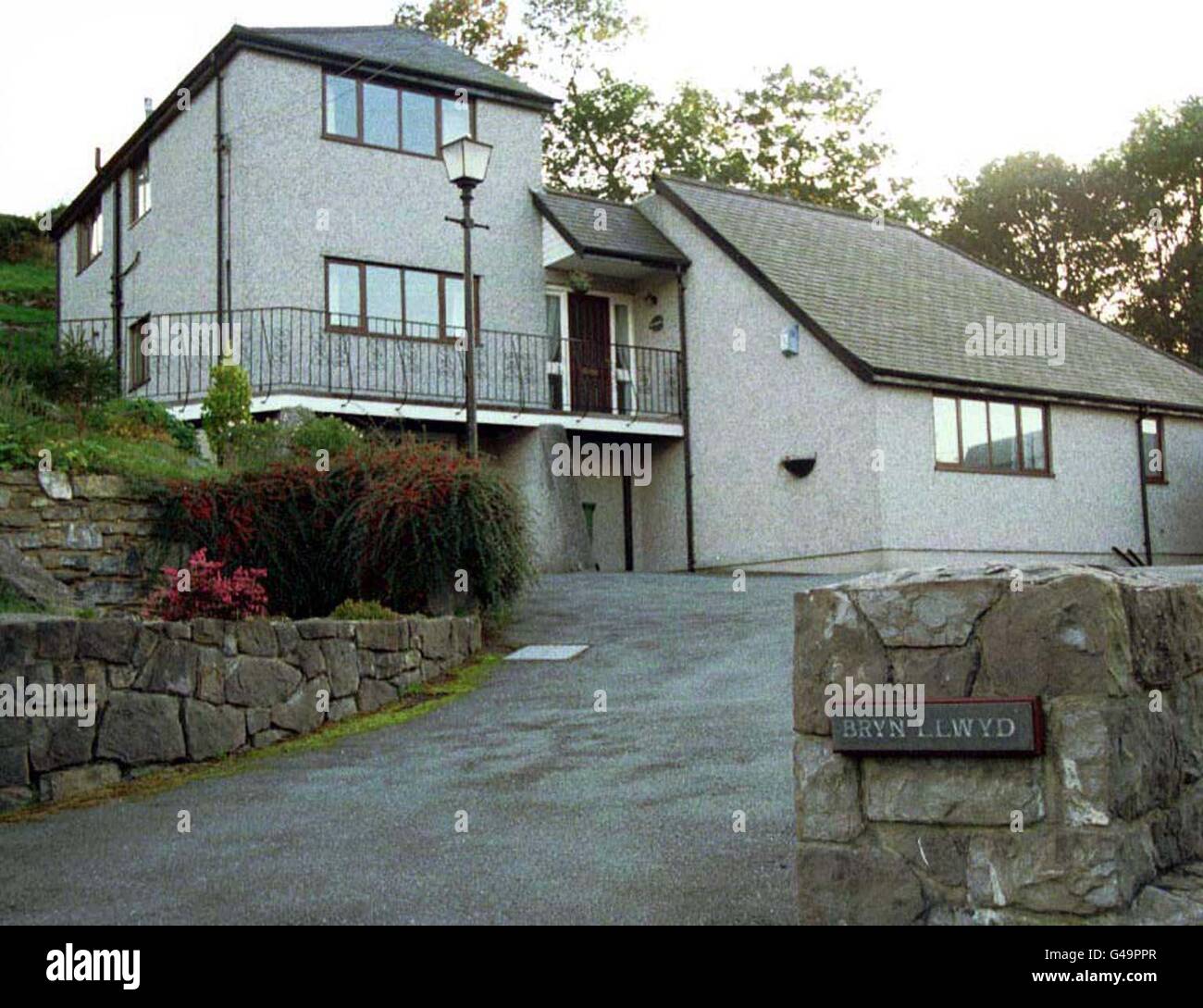 Bryn Llwyd at Tregarth near Bangor, in Wales, one of the love nests ...