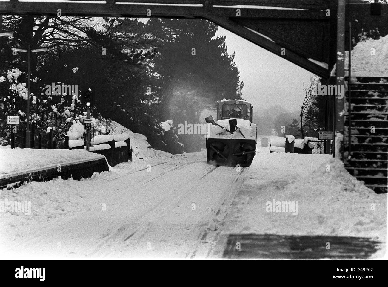 Rotary snow blower hi-res stock photography and images - Alamy
