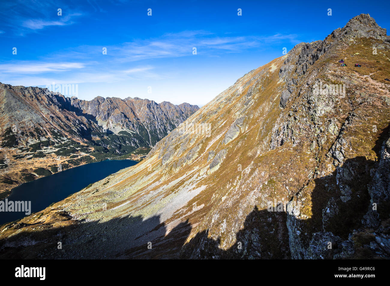 Valley of five ponds in the Tatra Mountains,Zakopane,Poland Stock Photo ...