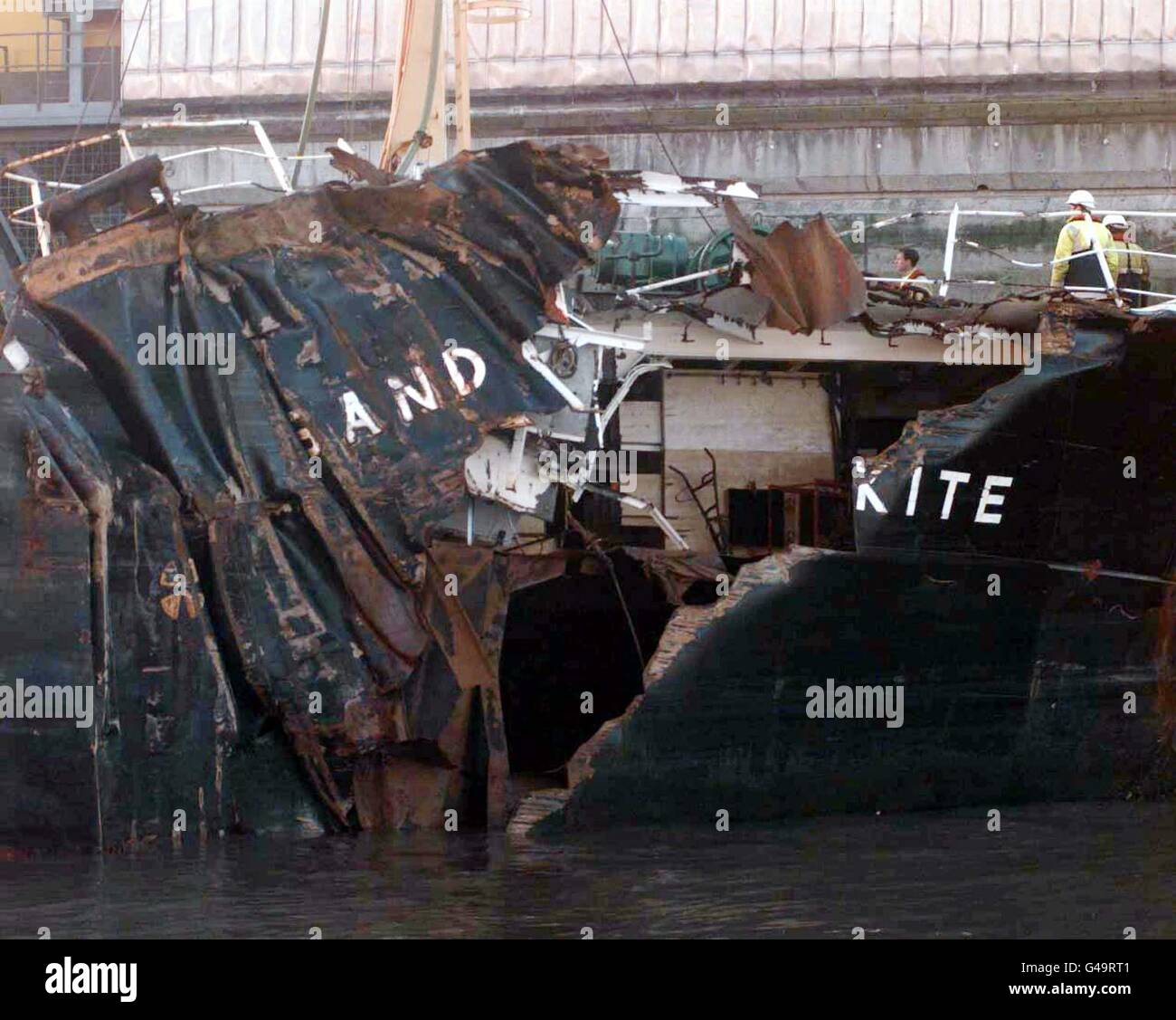 ACCIDENT Ship damage Stock Photo - Alamy