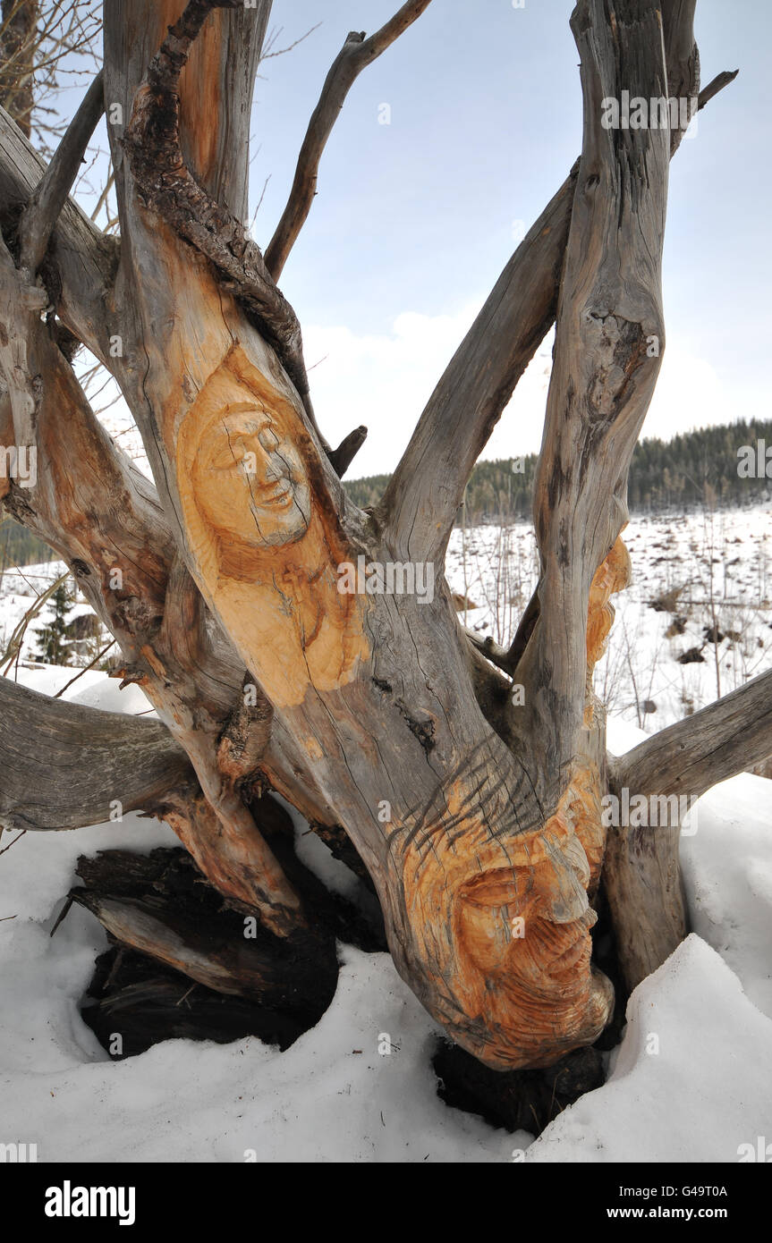 Wood carving carve wooden hi-res stock photography and images - Alamy
