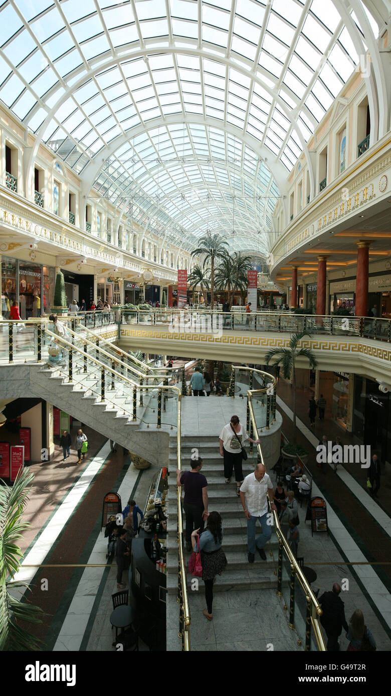 Trafford Centre, Manchester. General view of the Trafford Centre in ...