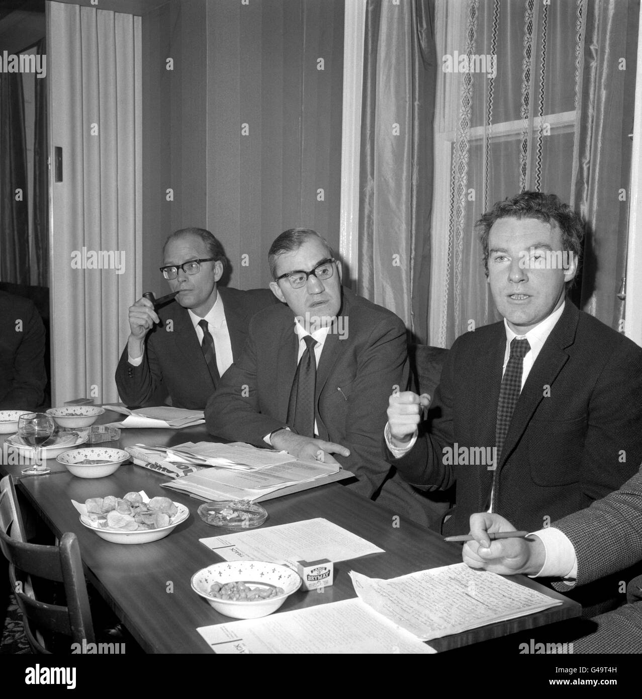 Three members of the interim executive committee at the Press ...