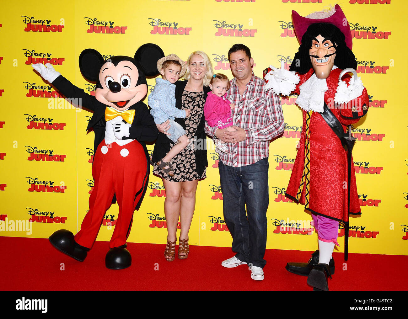 Claire Richards with her husband Reece Hill and their children Charlie ...
