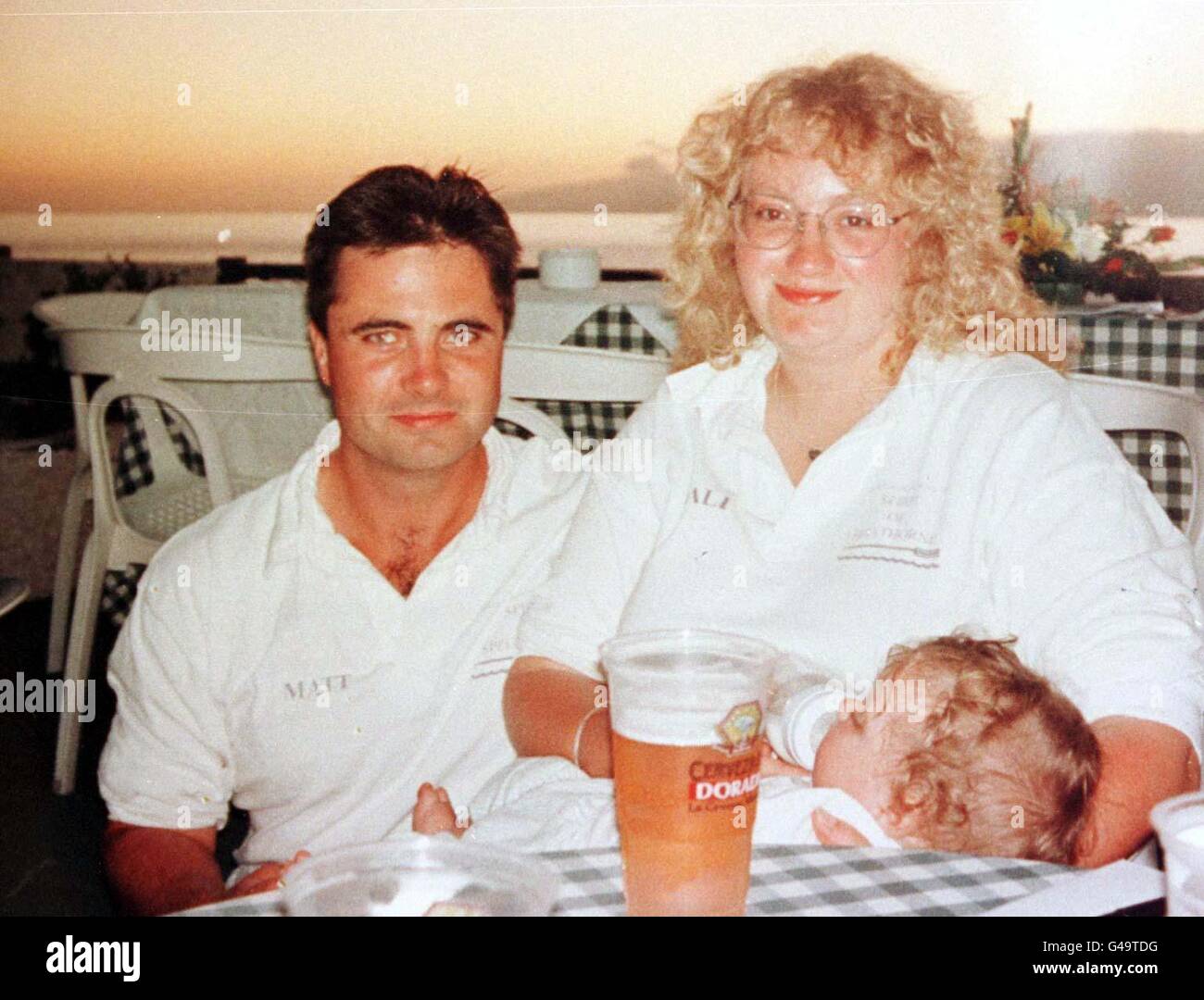 Undated collect photo of Matthew Boreham, his wife Alison Boreham and ...