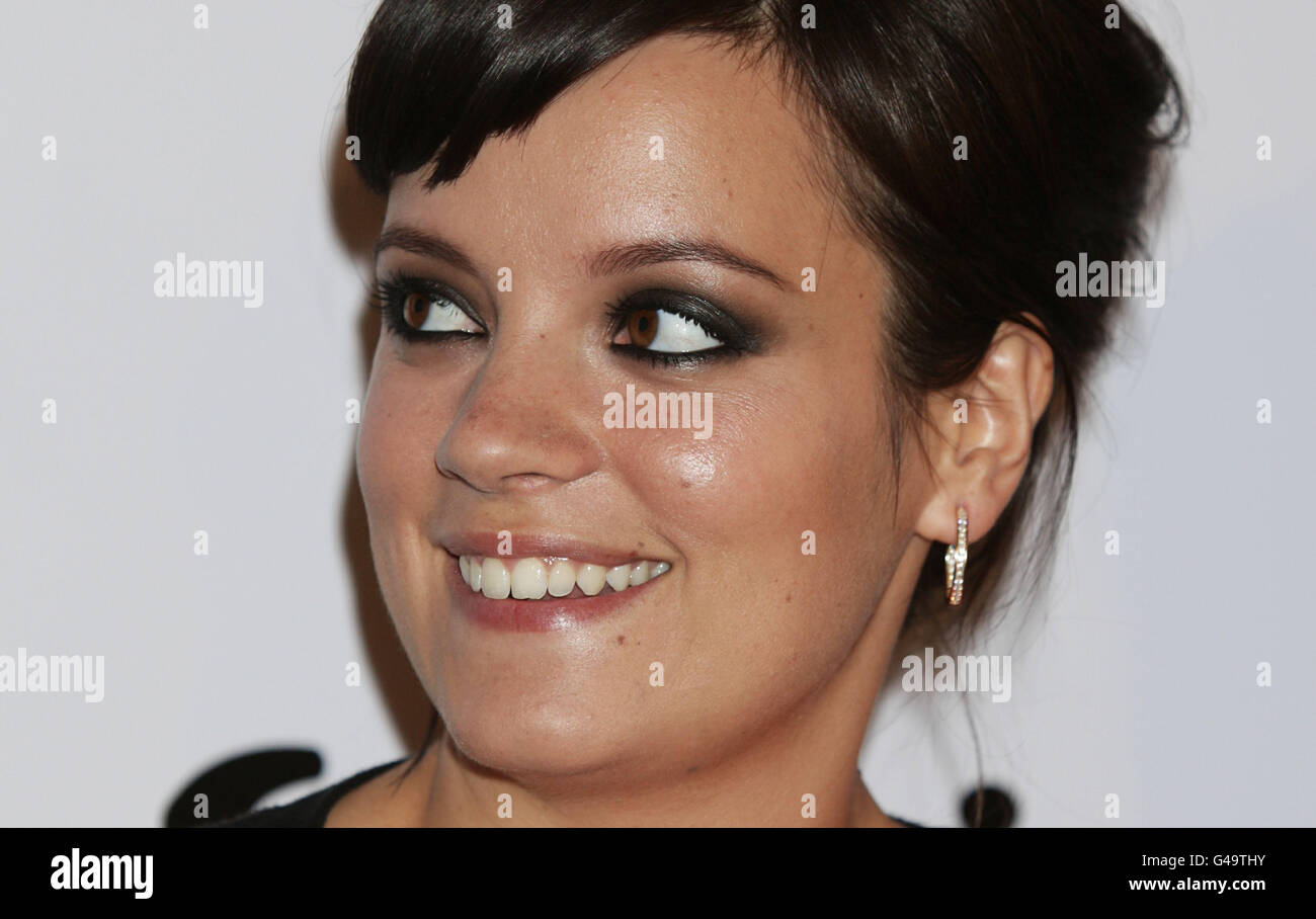 Lily Allen arriving for the Esquire June Issue launch party, at Sketch ...