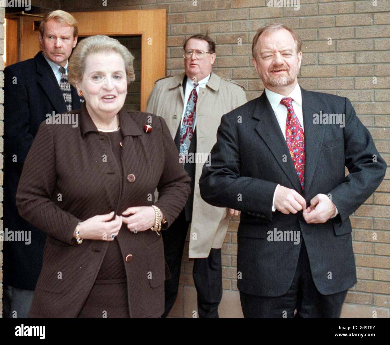 POLITICS Cook / Albright 2 Stock Photo - Alamy