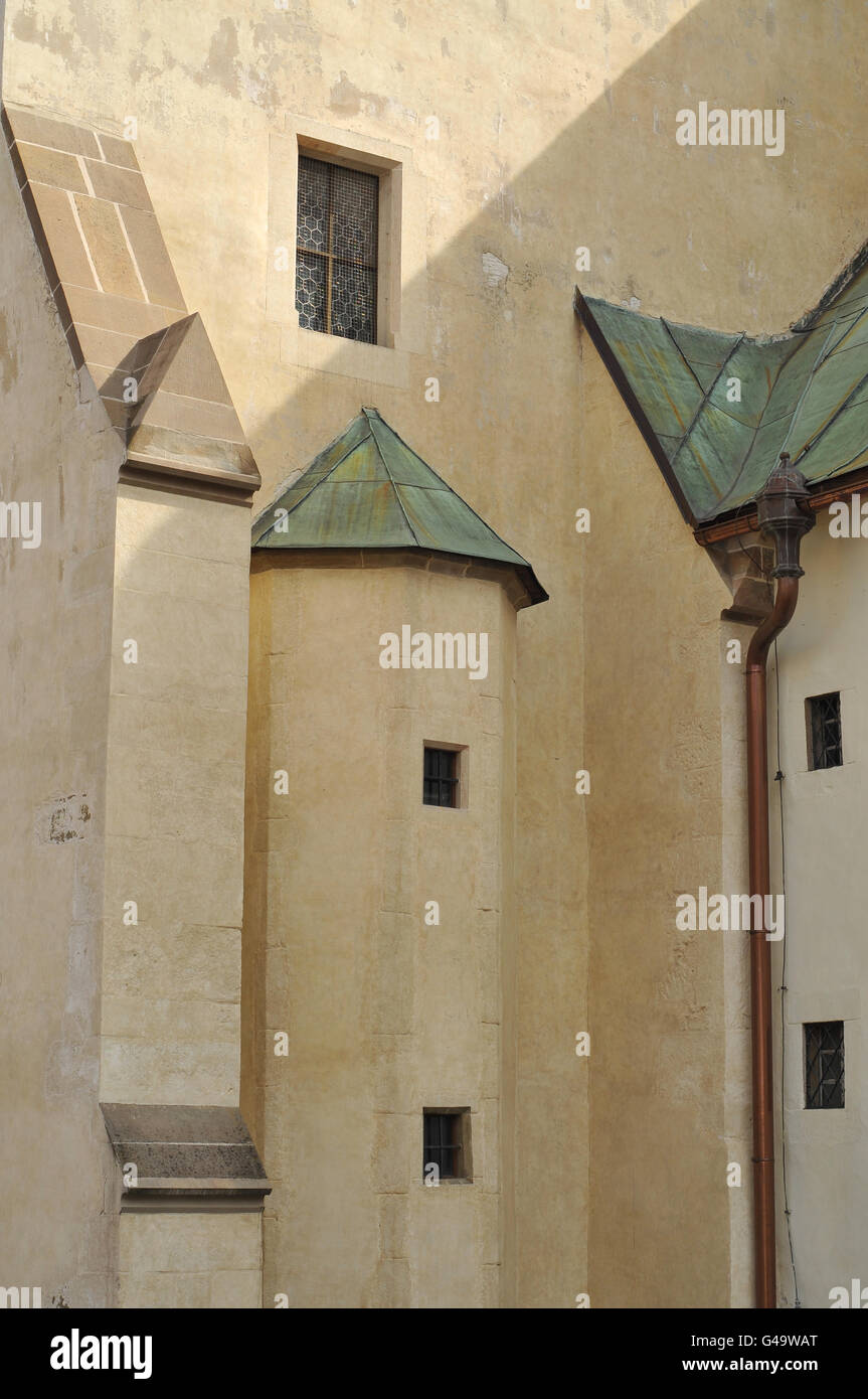 Details of stone church walls Stock Photo - Alamy