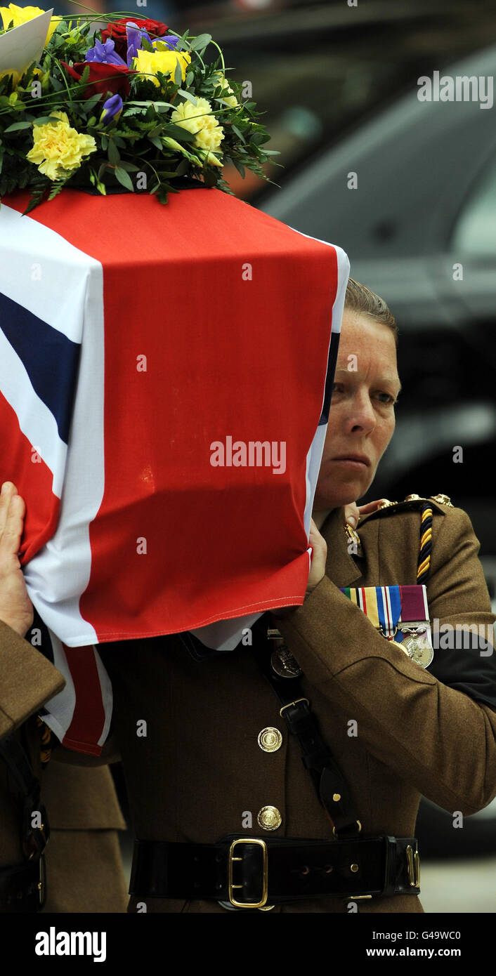 Captain lisa jade head funeral hi-res stock photography and images - Alamy