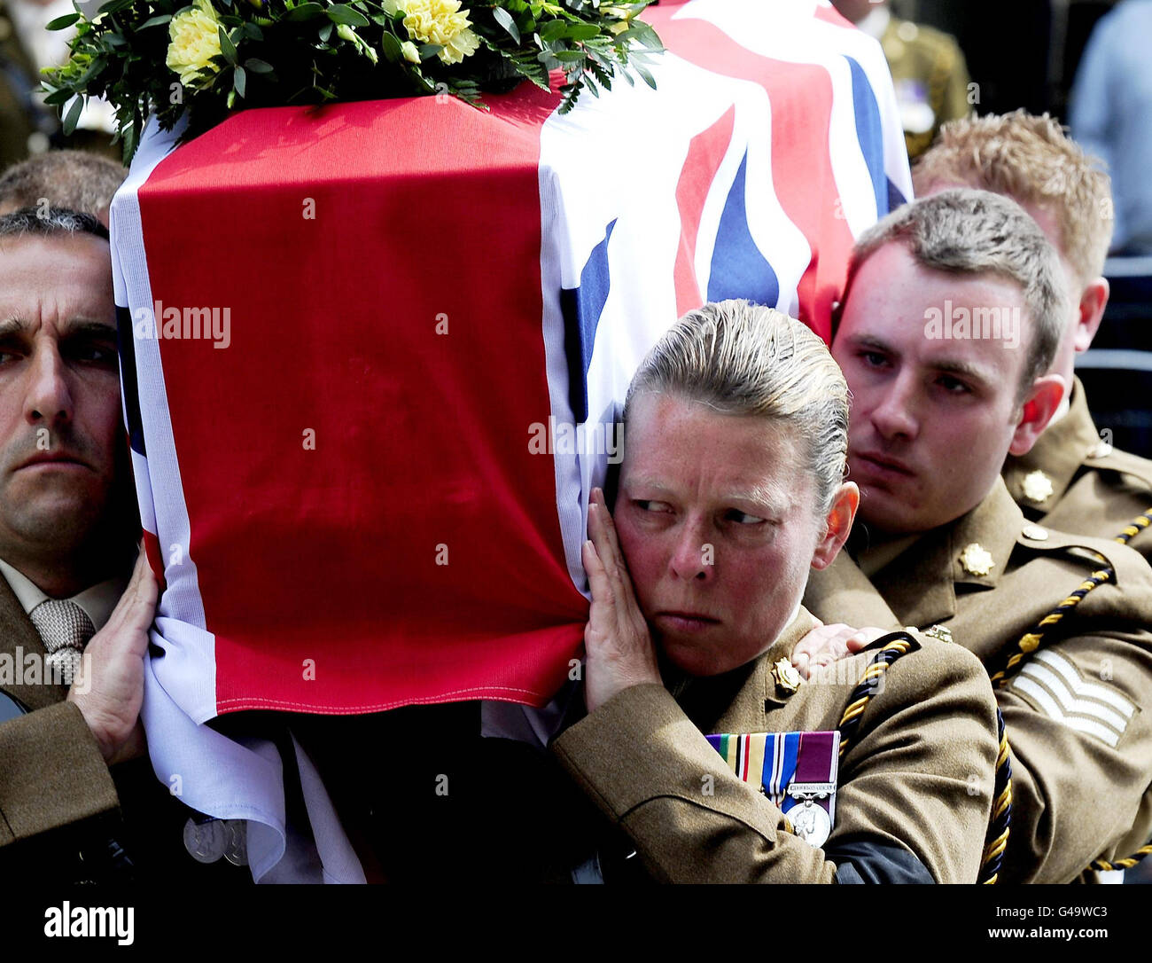 Captain lisa jade head funeral hi-res stock photography and images - Alamy