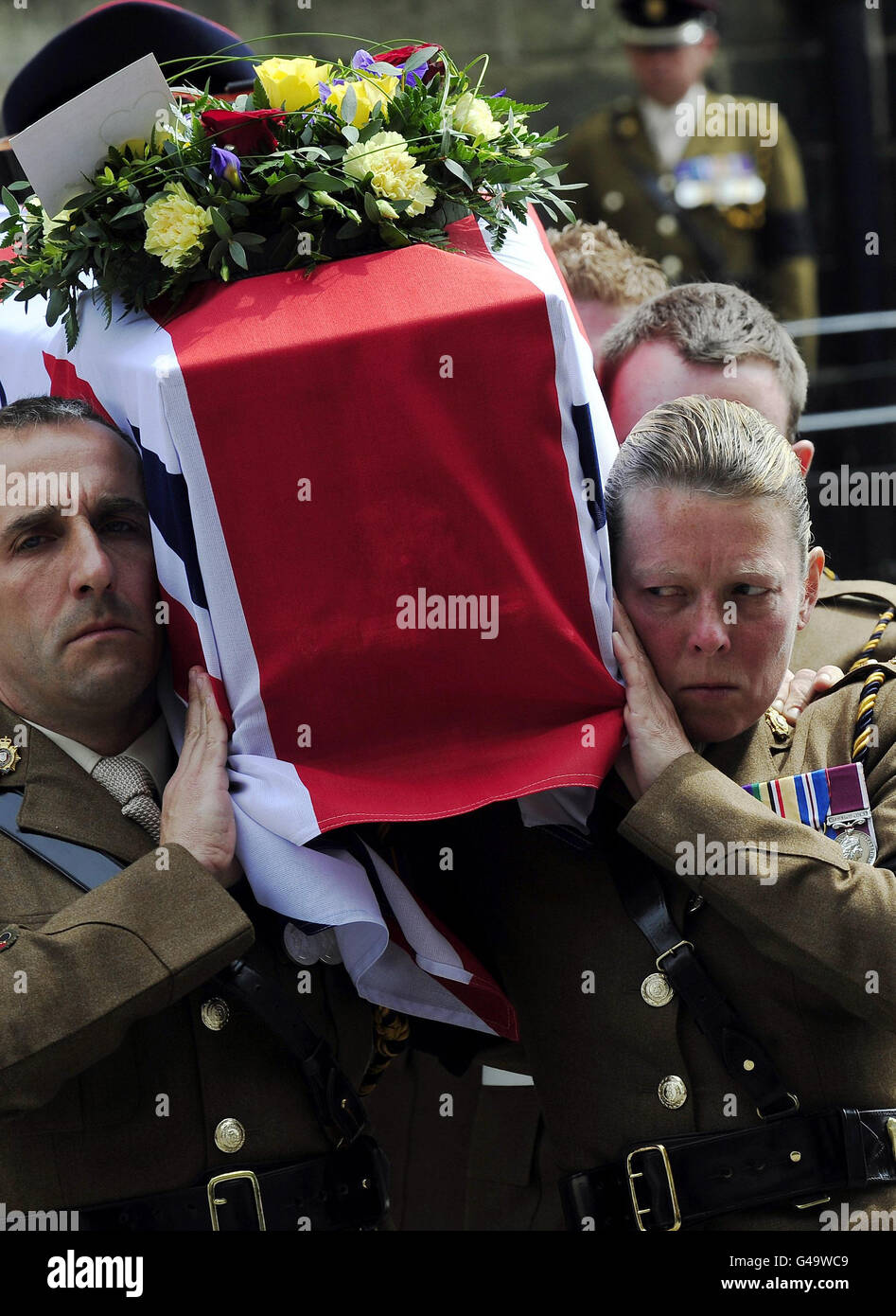 Captain lisa jade head funeral hi-res stock photography and images - Alamy