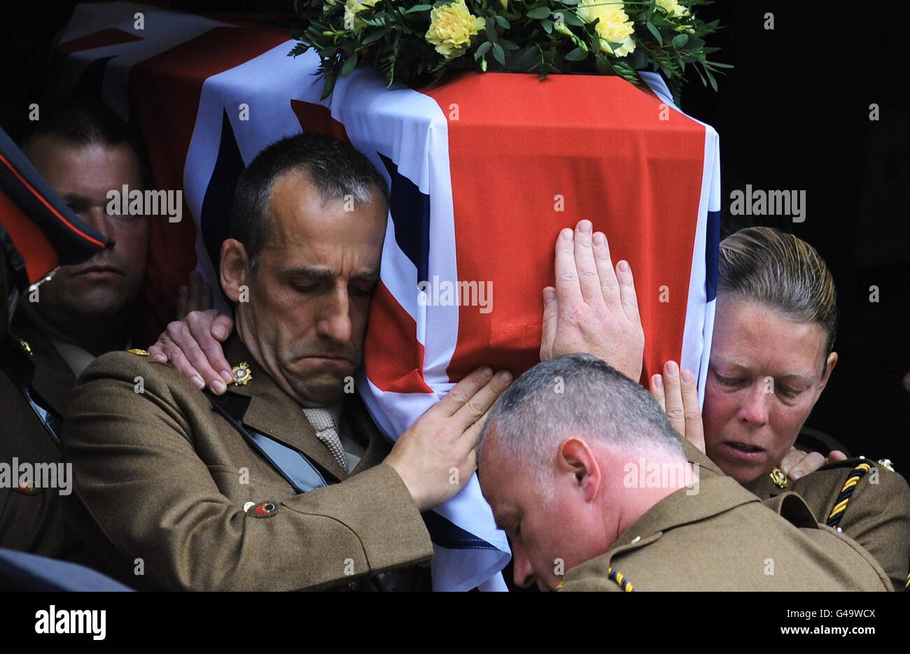 Captain lisa jade head funeral hi-res stock photography and images - Alamy