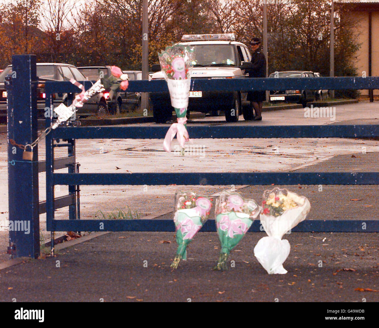 MURDER Flowers at School Stock Photo - Alamy
