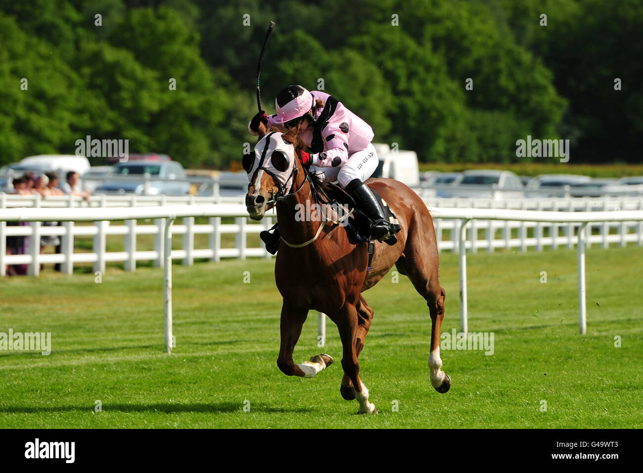 Horse Racing - Ladies' Day - Lingfield Park. April Fool ridden by ...
