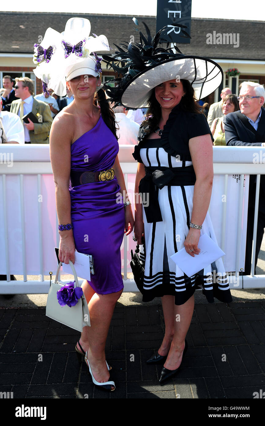 Horse Racing - Ladies' Day - Lingfield Park. Contestants in the "Best ...
