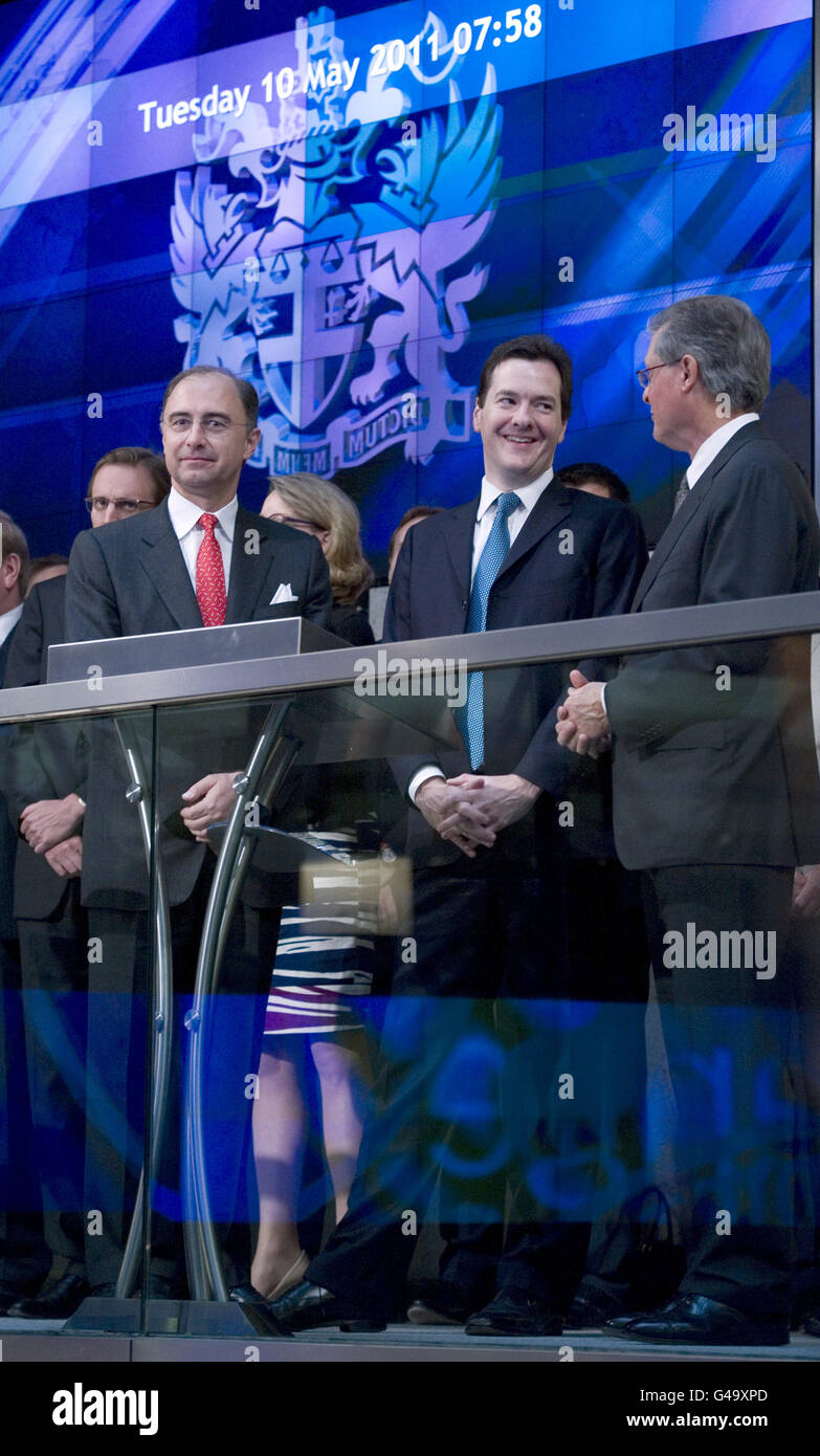 LSE market opening Stock Photo - Alamy