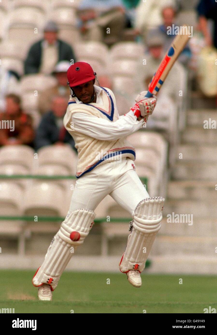 Cricket - West Indies. Gus Logie, West Indies Stock Photo - Alamy