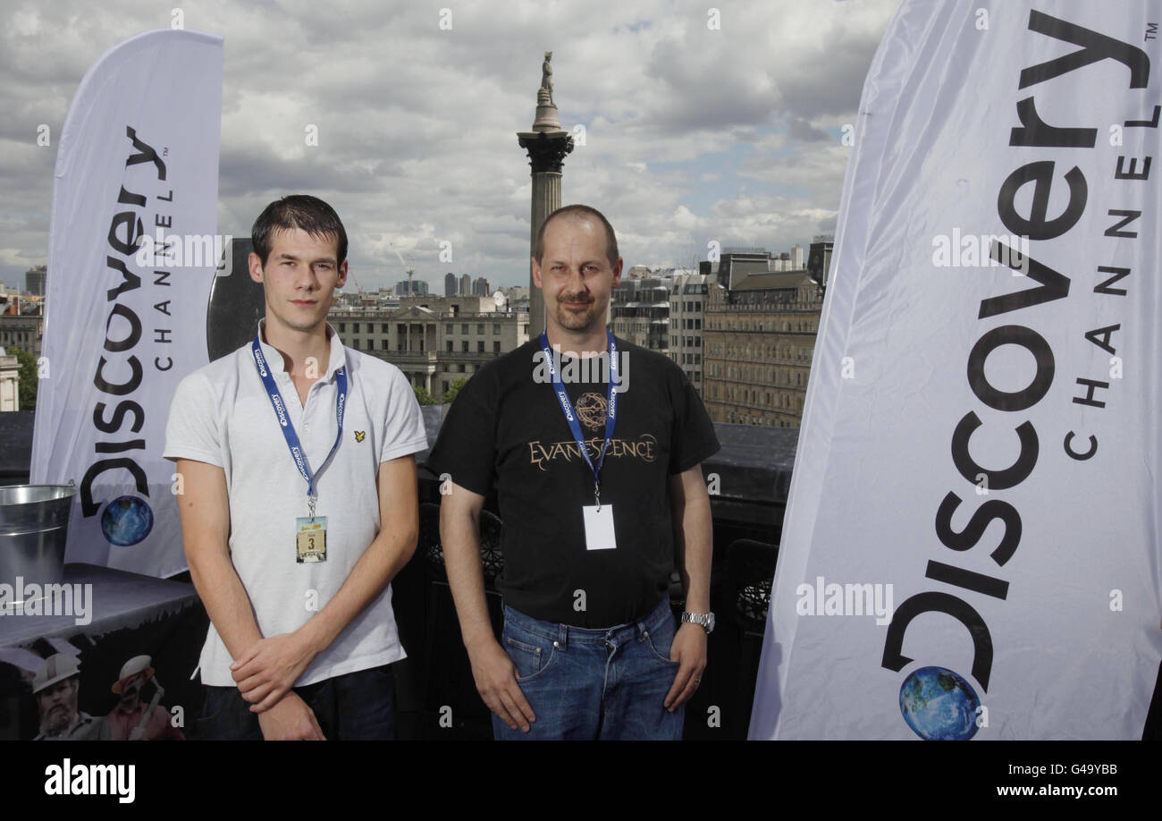 Ryan Elsworth (left) and his father Robert from Dorset are the winners ...