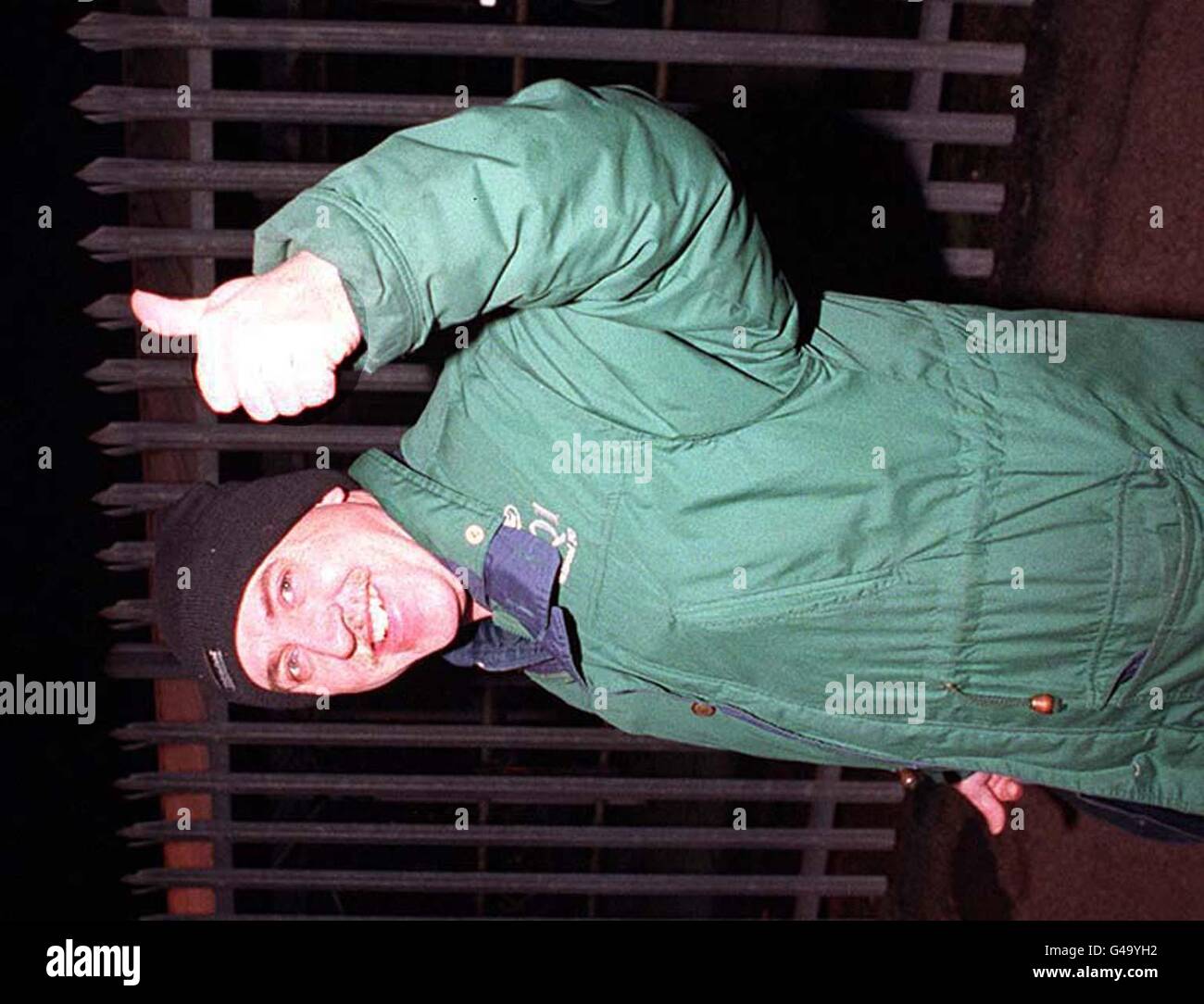 Ford car worker Paul Cousins arrives for work at Halewood early, today ...