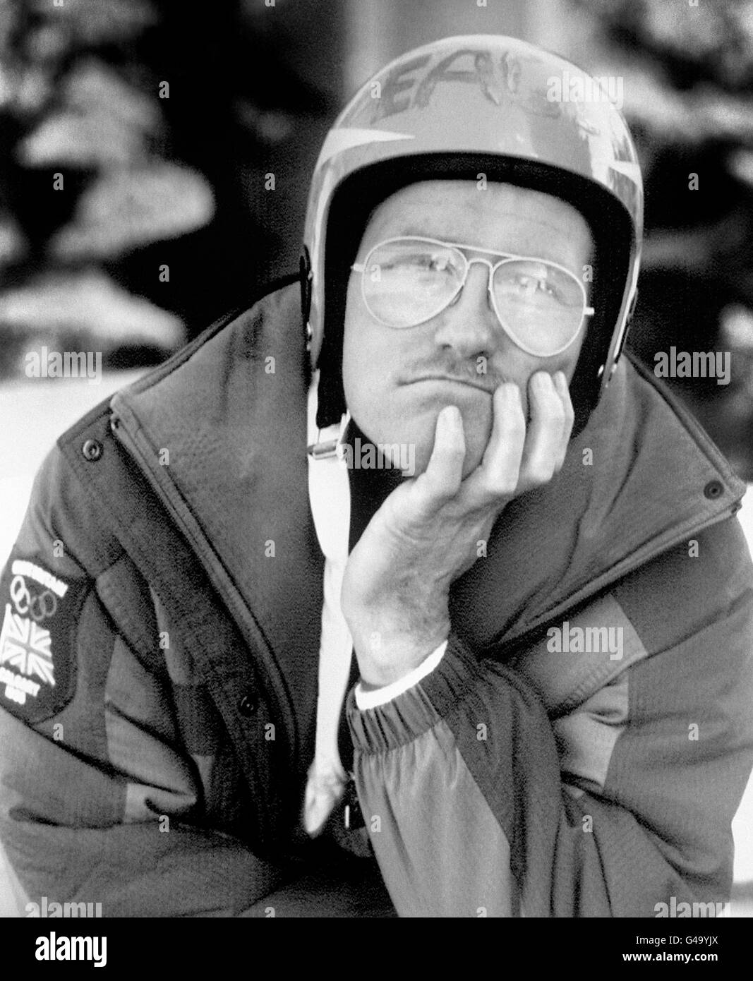 Winter olympics event in Black and White Stock Photos & Images - Alamy