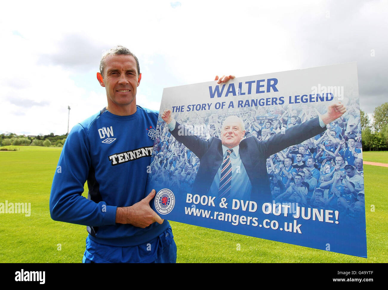 Soccer - Rangers Training Session - Murray Park. Ranger's David Weir ...