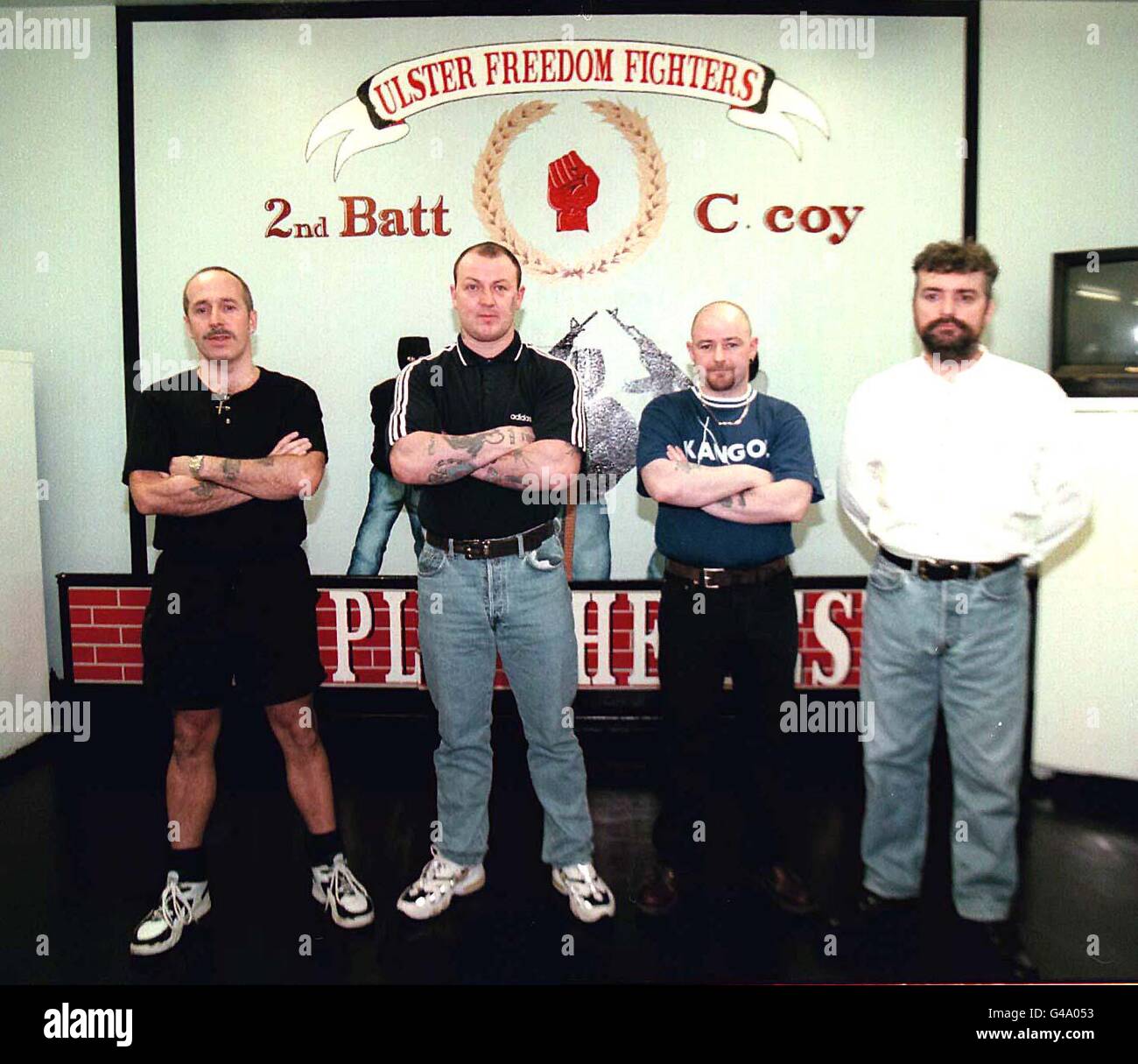 Glen cunningham and micheal stone see pa story ulster maze hi-res stock ...