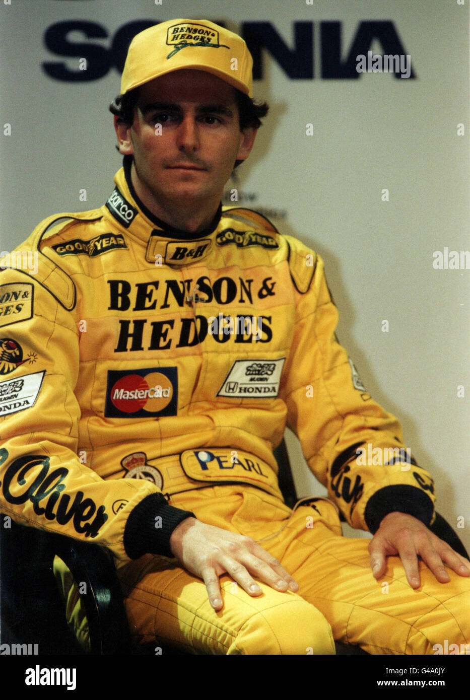 PA NEWS PHOTO 19/01/98 PEDRO DE LA ROSA FORMULA ONE MOTOR RACING DRIVER ...