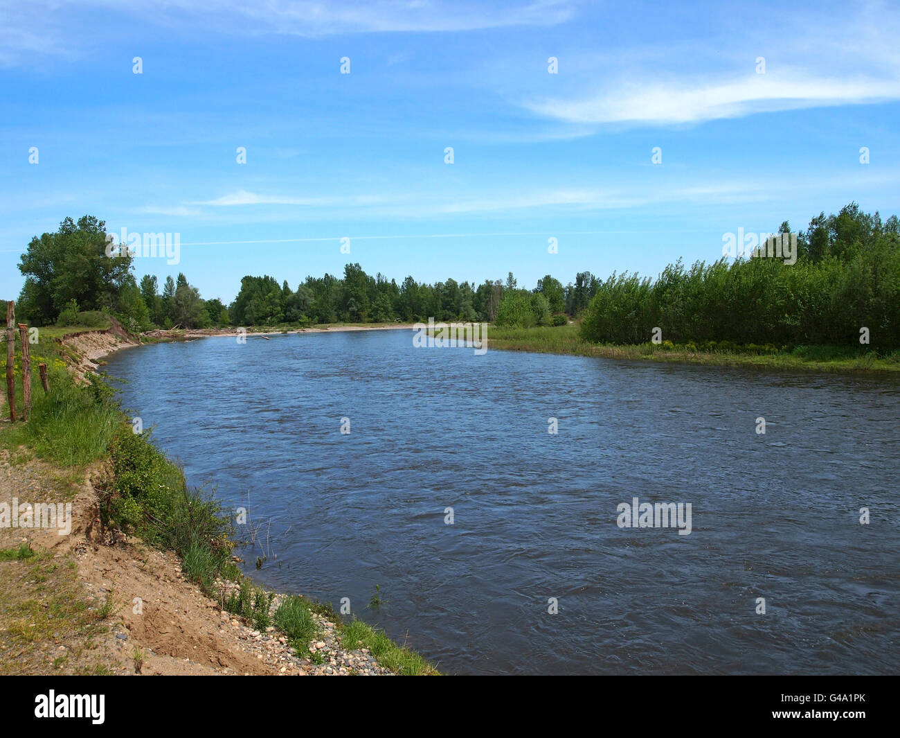 River Allier, Auvergne, France, Europe Stock Photo - Alamy