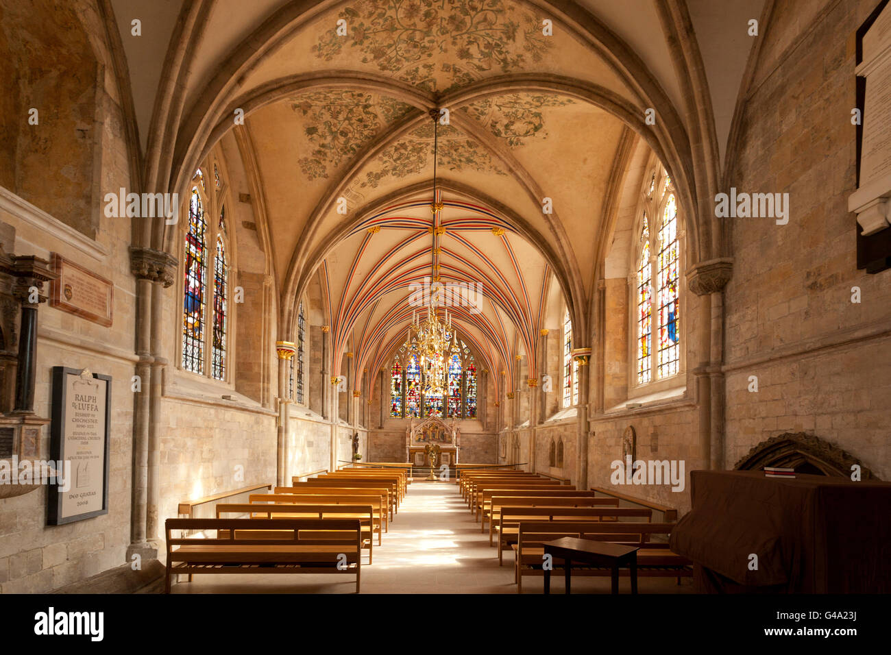 Lady Chapel in Chichester Cathedral, Chichester, West Sussex, England ...