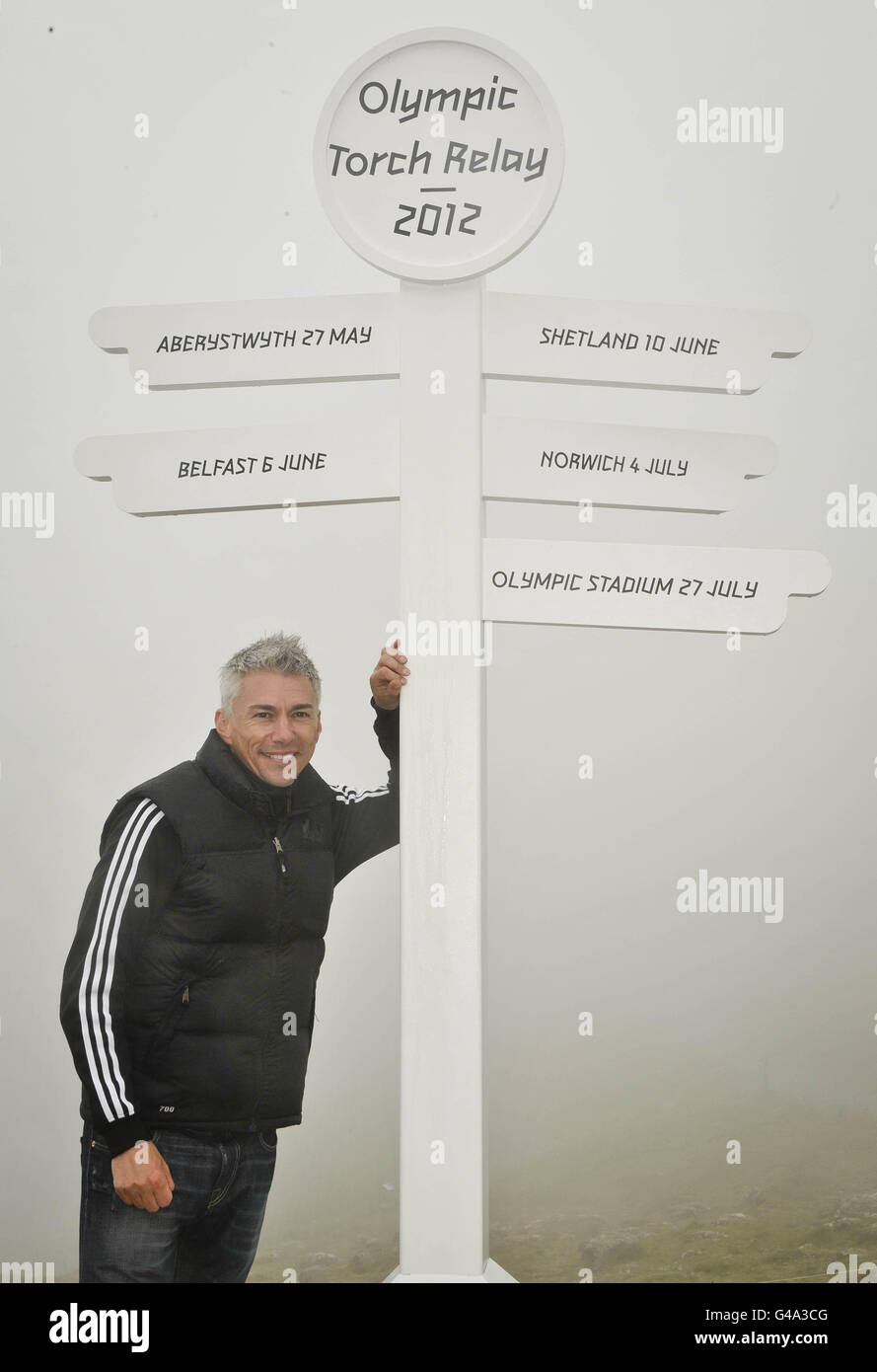 Route of Olympic torch revealed Stock Photo - Alamy