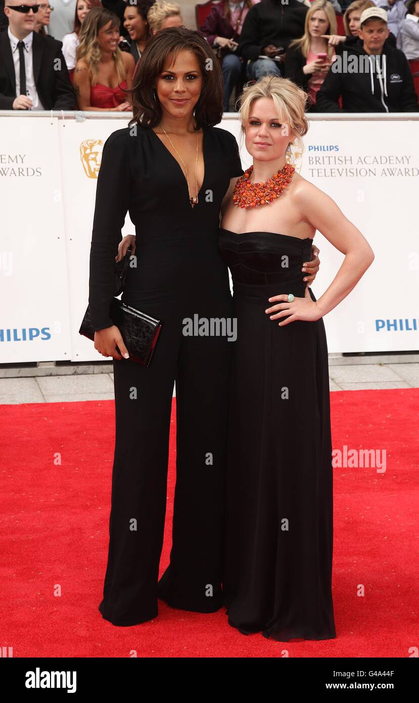 Sinead Keenan (right) and Lenora Crichlow arriving for the Philips ...
