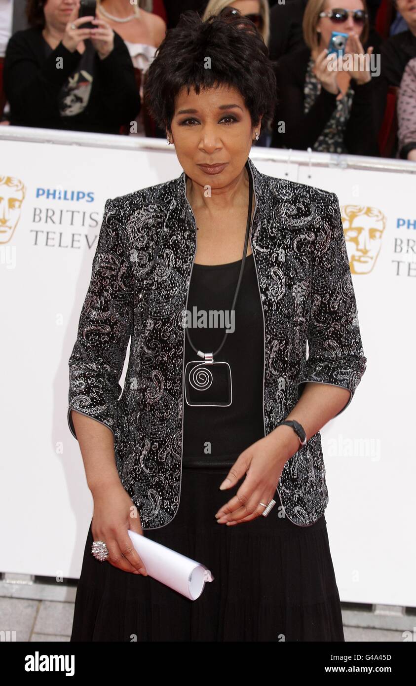 Moira Stuart arriving for the Philips British Academy Television Awards ...