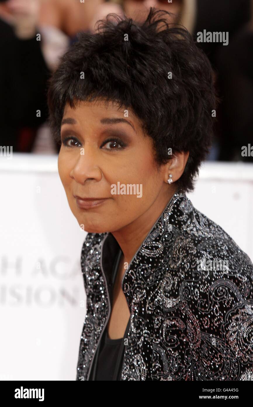 Moira Stuart arriving for the Philips British Academy Television Awards ...