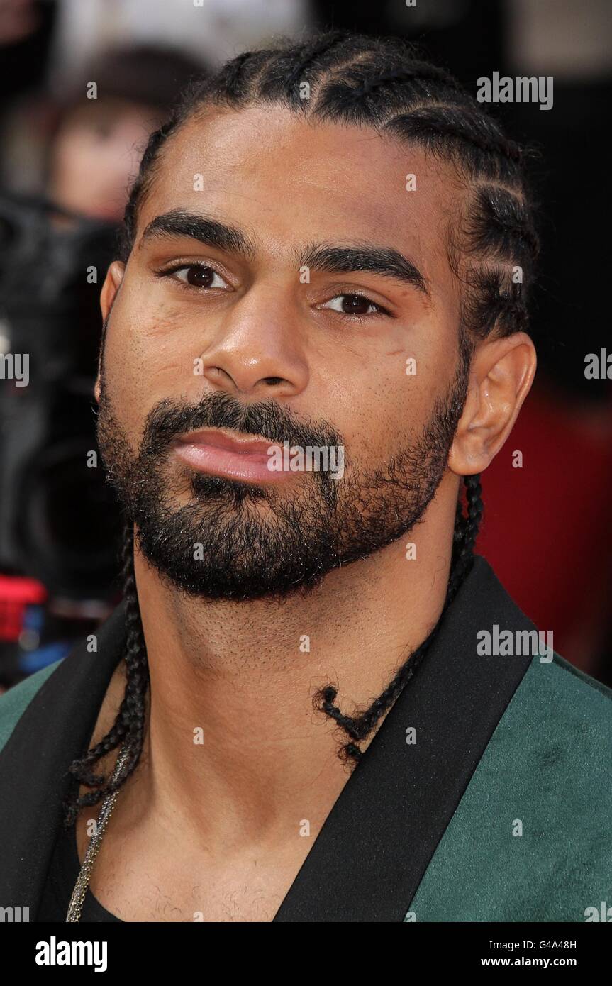 David Haye arriving for the Philips British Academy Television Awards ...