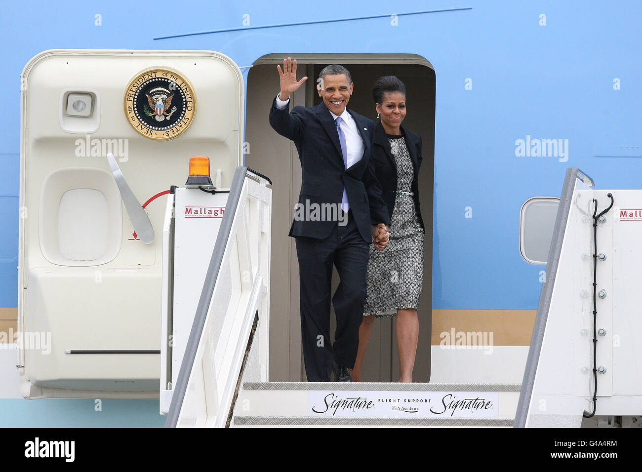 President Obama visit to Ireland - Day One Stock Photo - Alamy