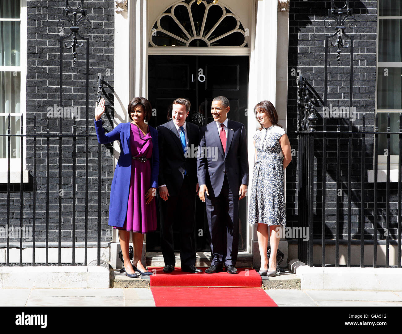 President Obama state visit to UK- Day One Stock Photo - Alamy