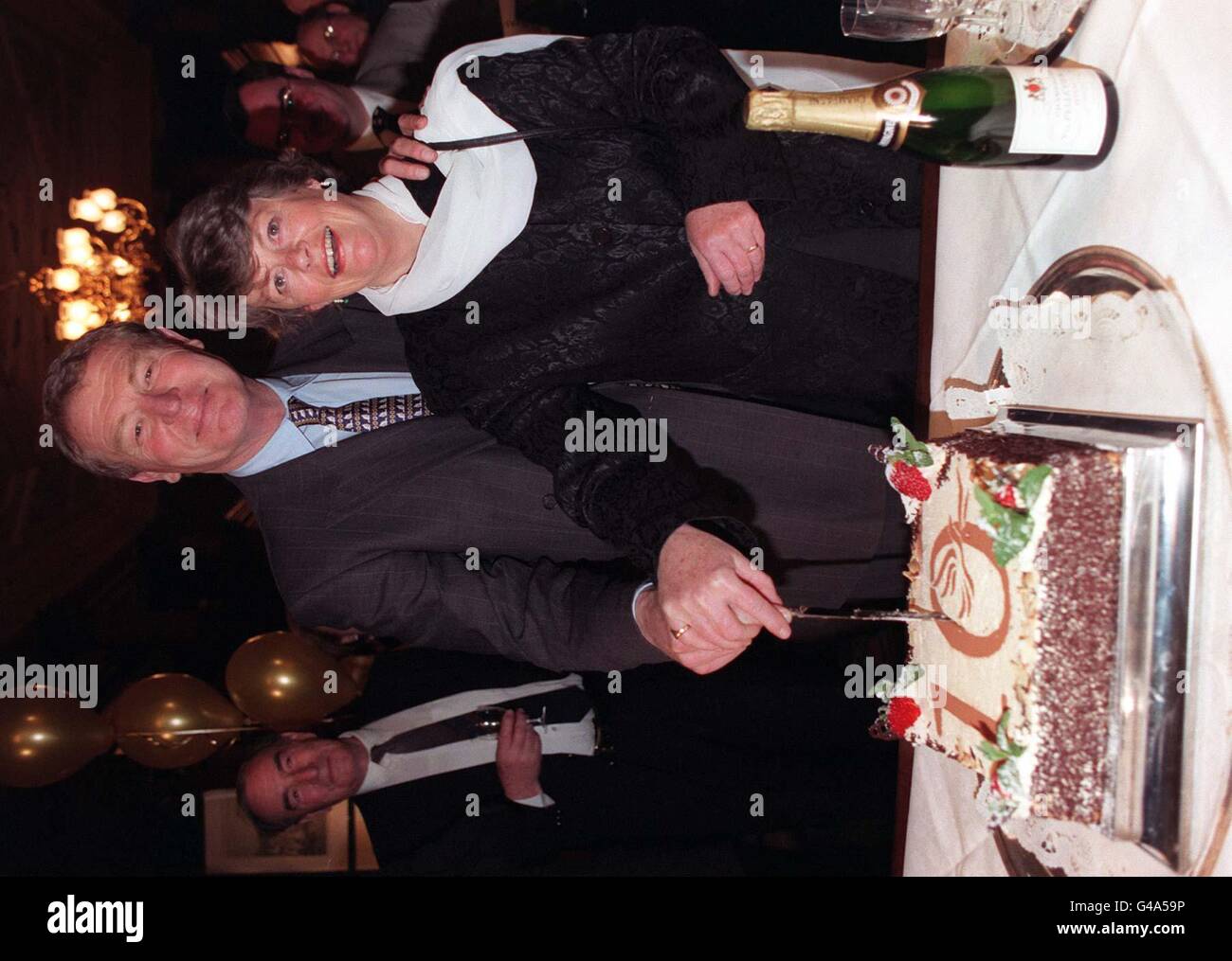 Lib Dems 10th/Ashdowns cake Stock Photo - Alamy